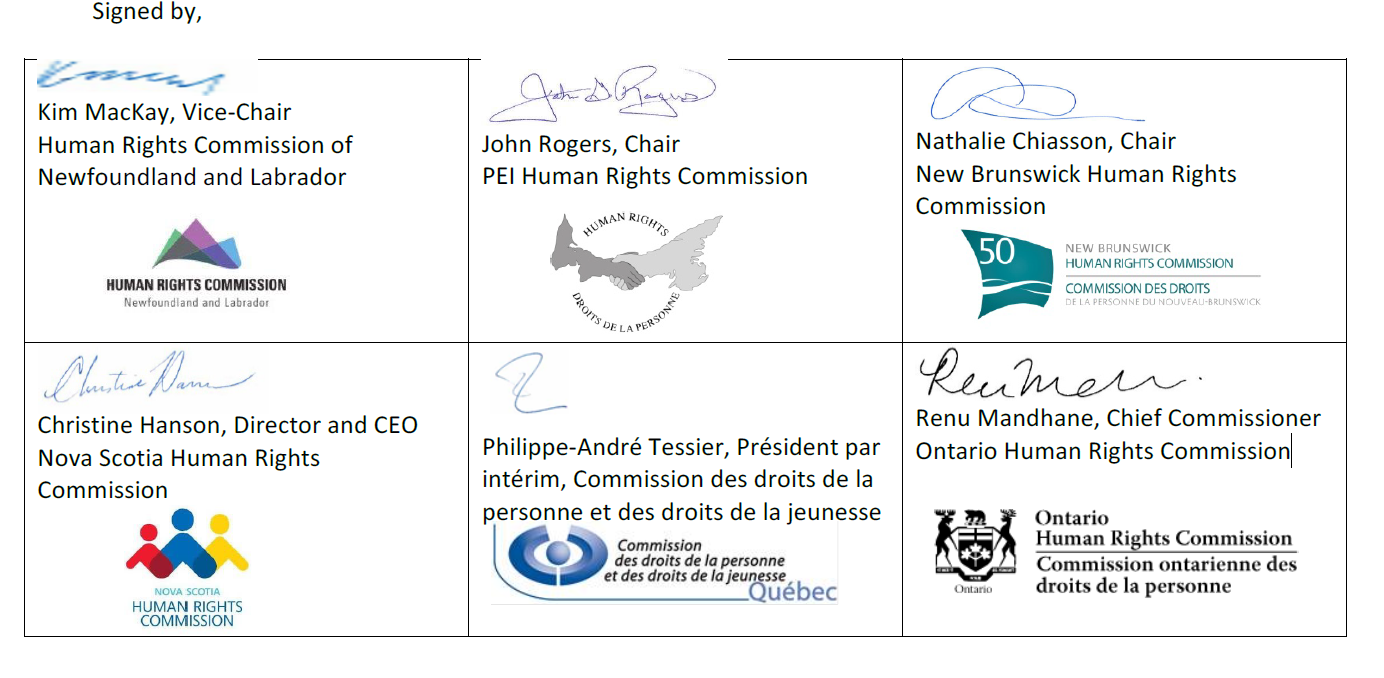 Human rights commissions across Canada applaud BC Government’s move ...